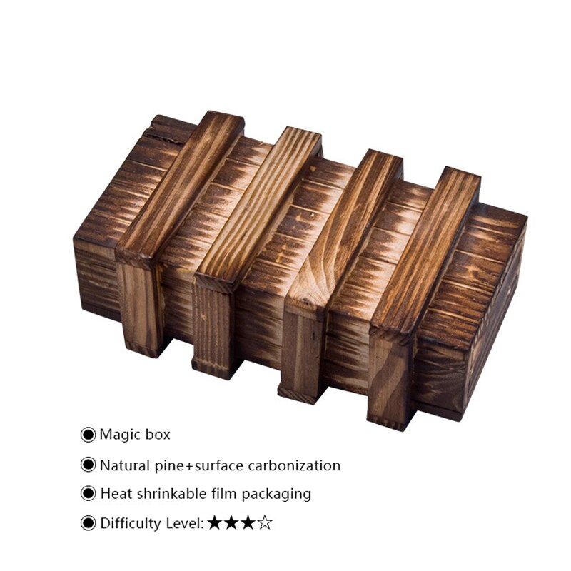Kids Adult Puzzle Toys Wooden Puzzle Box With Secr... – Grandado