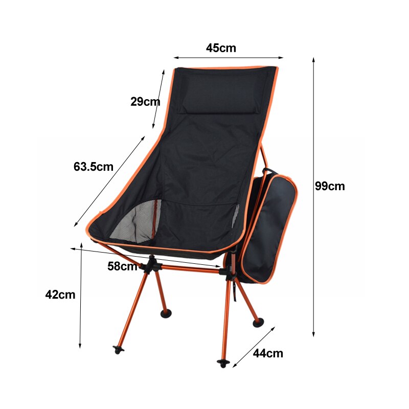 Folding Chair Superhard High Load Outdoor Camping ... – Vicedeal