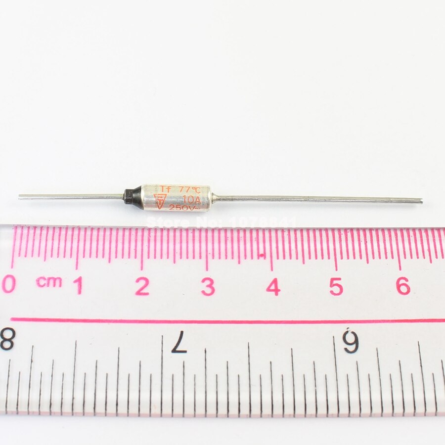 10pcs Microtemp Thermal Fuse 77 Degree TF Cutoff 2... – Vicedeal