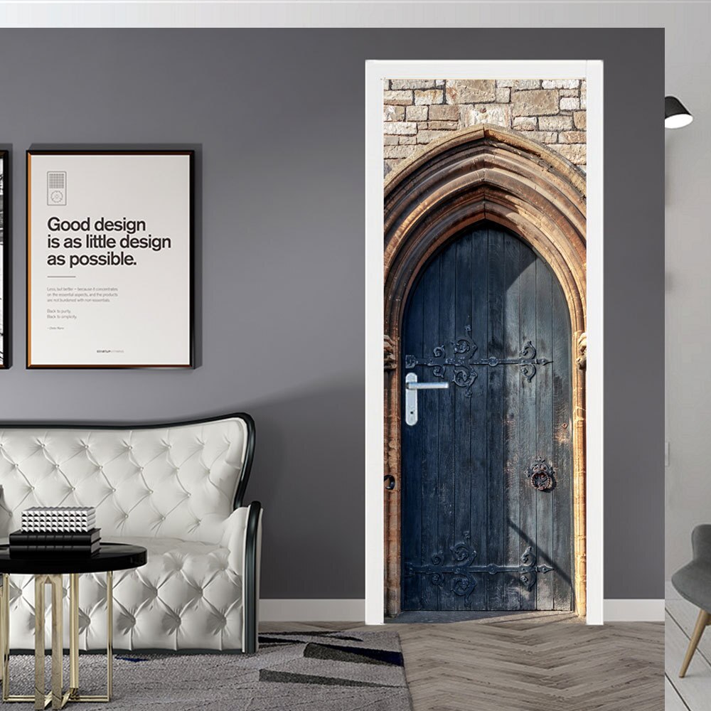 MT035 European Arches Retro Architectural Doors wi... – Grandado