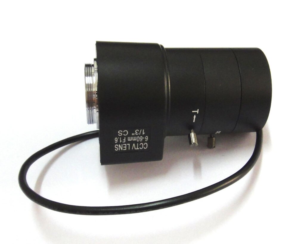 1/3" CS IR 6-60mm CCTV Lens Aperture Vari-Foc... – Grandado