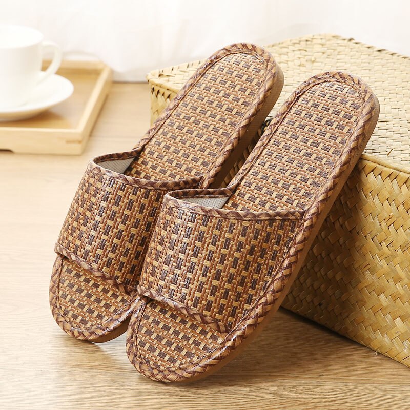 Zomer Vlas Slippers Vrouwen Mannen Casual Linnen S... – Vicedeal