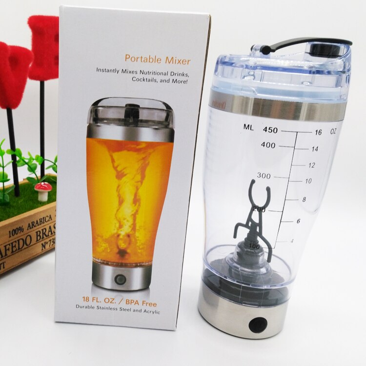 Electric protein shaker blender bottle automatic m... – Grandado