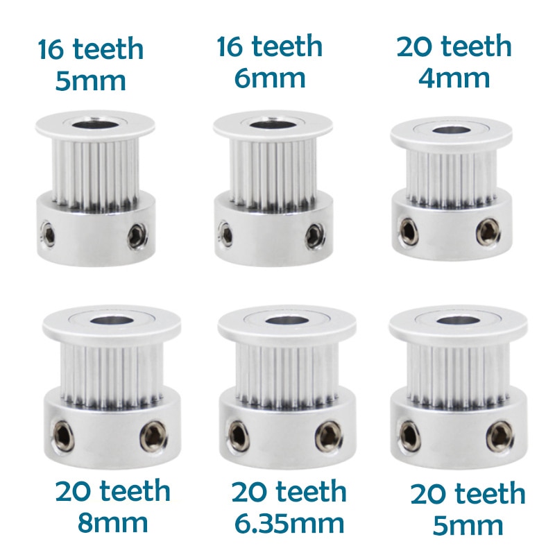 3D Printer Onderdelen GT2 Timing Katrol 16 Tand 2G... – Grandado