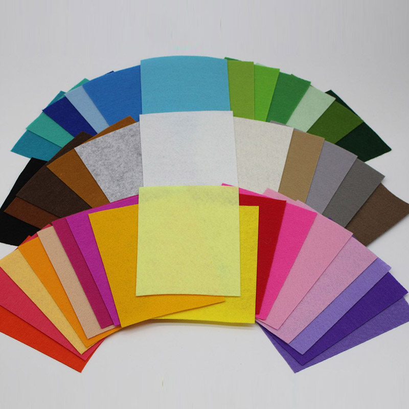 Fabric Pack Cloth Polyester Felt Multicolor Home D... – Grandado