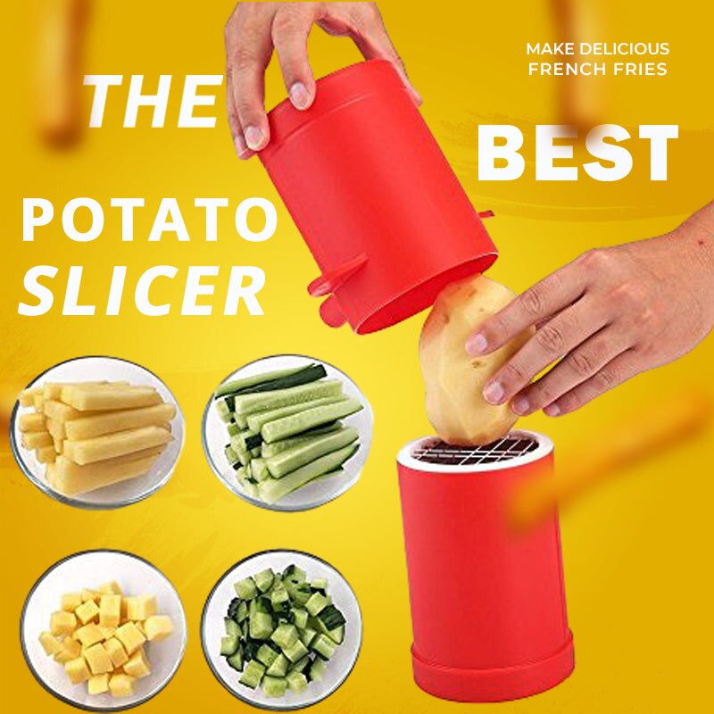 2-in-1 French Fries Maker Cutter Kitchen Tool micr... – Grandado