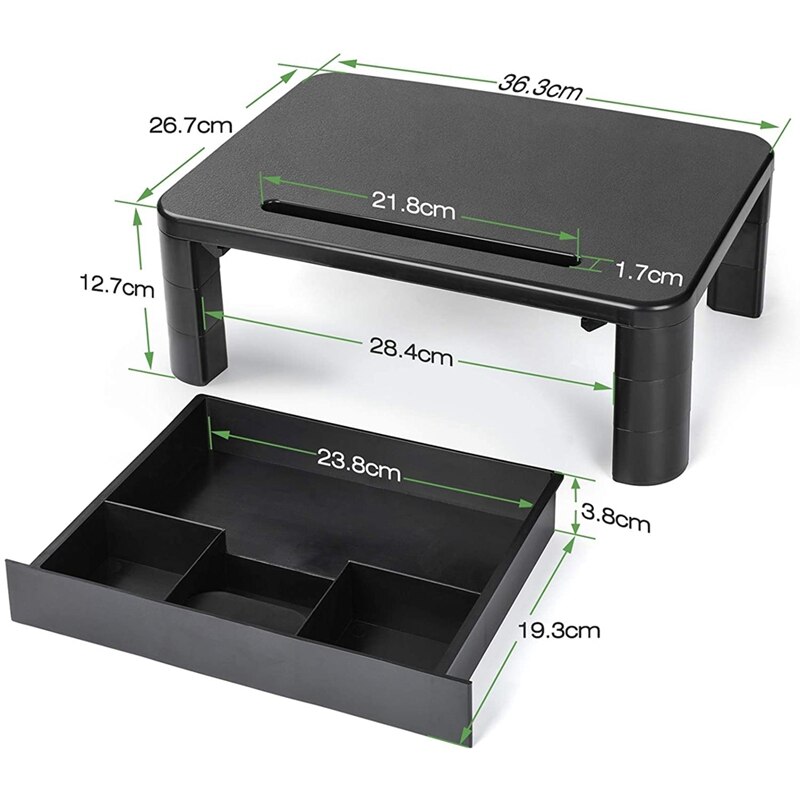Monitor Stand Voor Bureau Voor Pc Monitor, Laptop,... – Vicedeal
