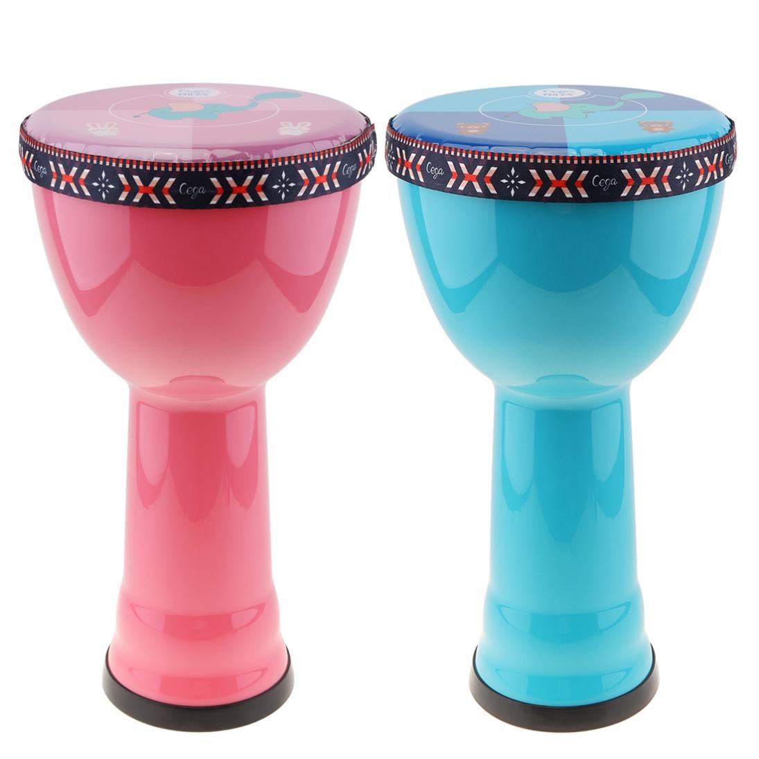 8 Inch African Djembe Drum ABS Barrel PVC Skin Lig... – Vicedeal