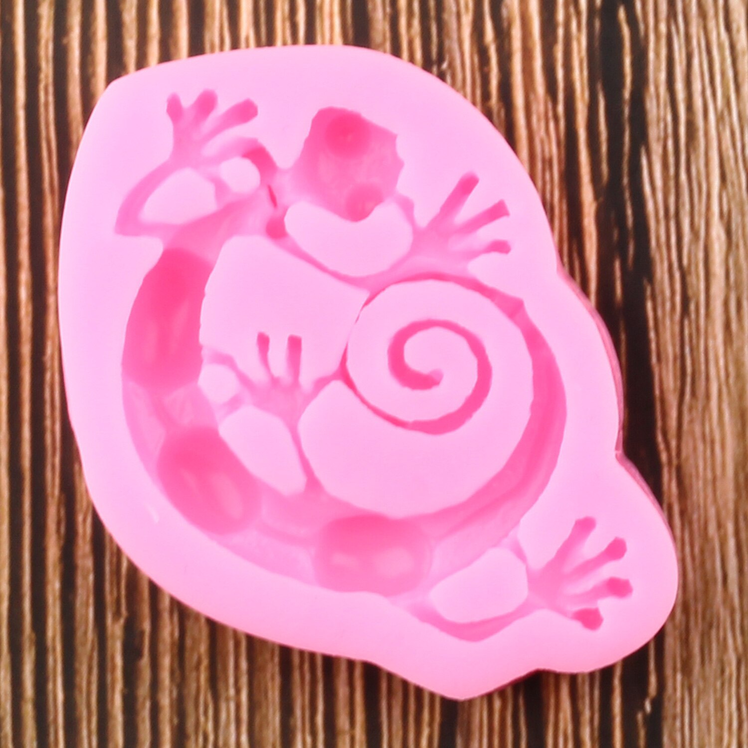 3D Gecko Lizard Silicone Fondant Molds Polymer Res... – Grandado