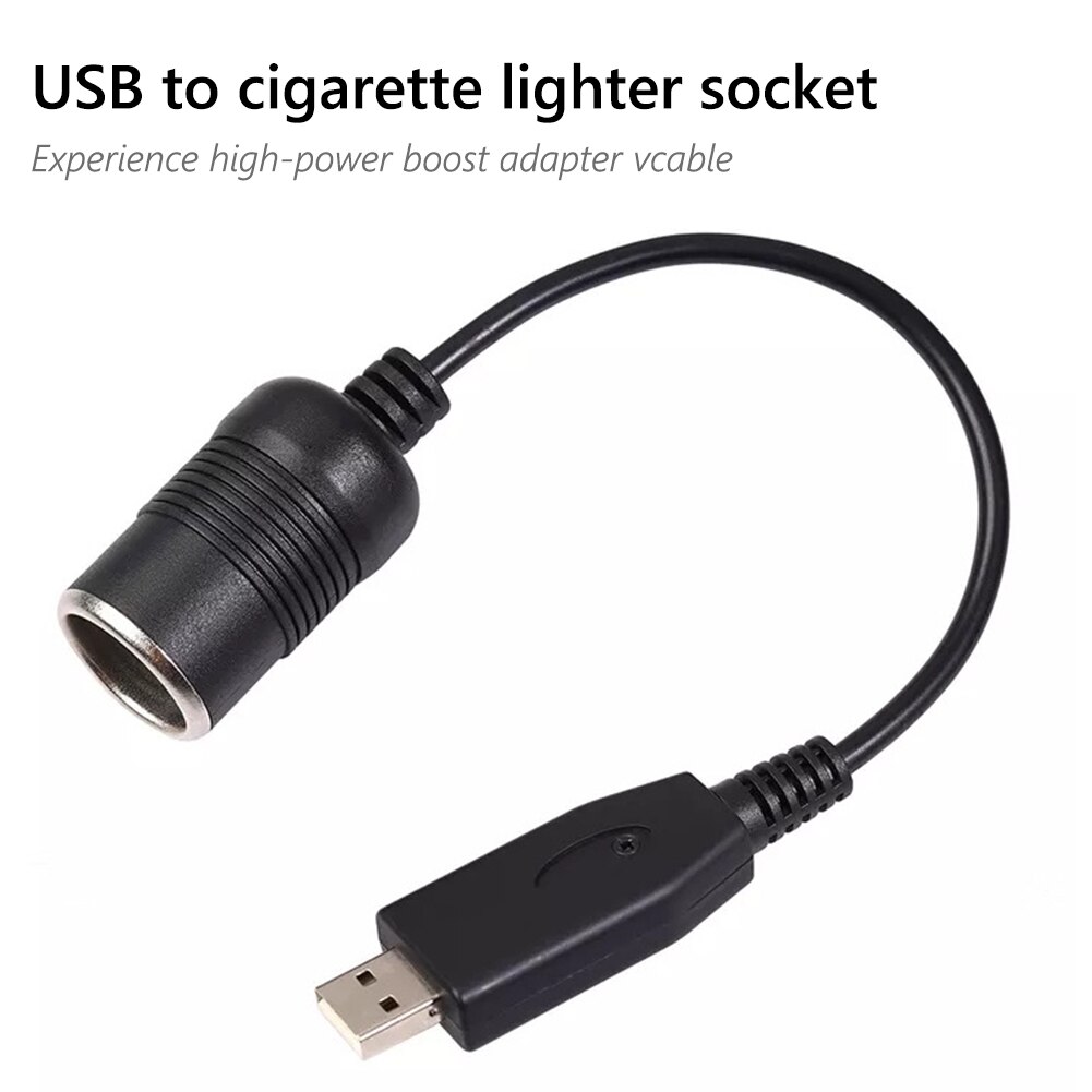 30cm 5V USB A Male to 12V Car Cigarette Lighter So... – Grandado
