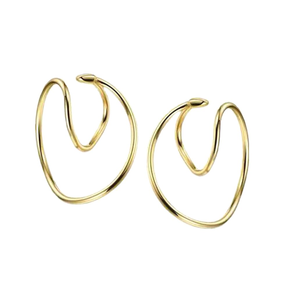 Newly 1 Pair Gorgeous Hooping Ear Cuff Geometry Ea... – Grandado