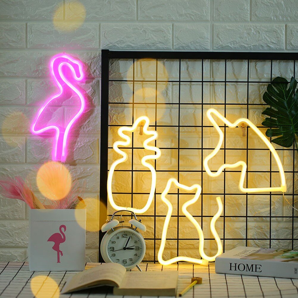 Led Neon Light Teken Usb/Batterij Aangedreven Muur... – Grandado