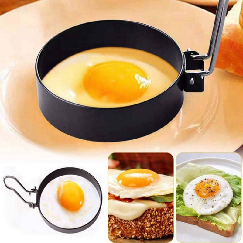 3 Koken Ronde Ei Pan Ringen, Rvs Metalen Non-stick... – Grandado