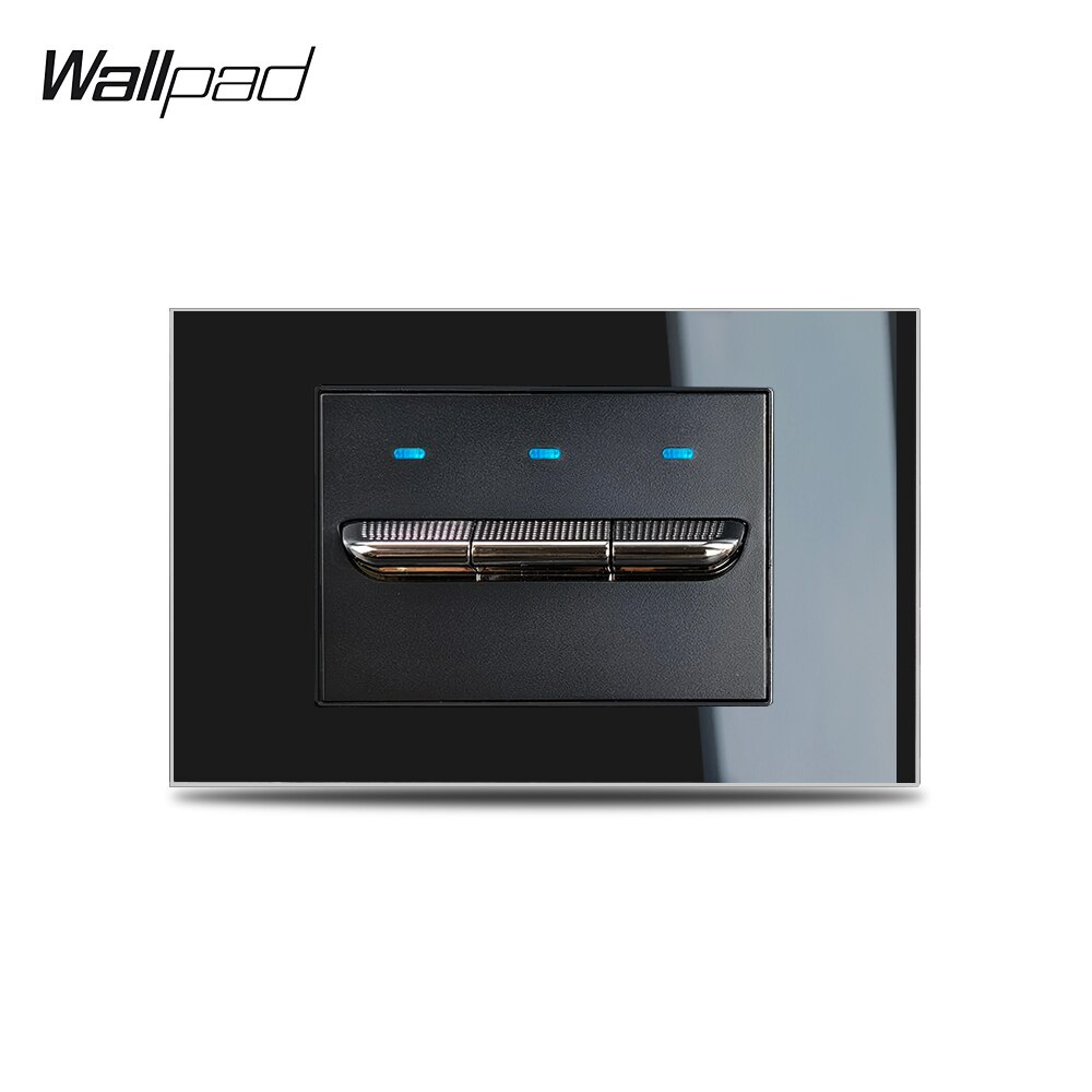 US 3 Gang Toggle Wall Light Switch Wallpad L3 Crys... – Vicedeal