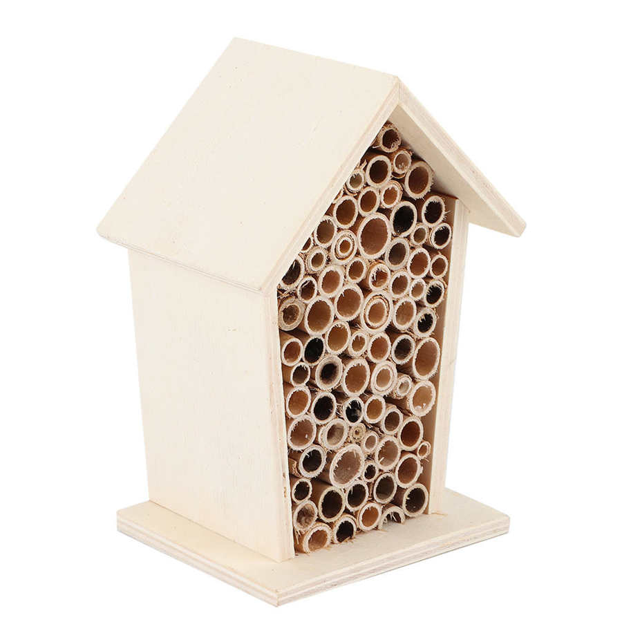Wooden Insect House Bee Nesting House Wooden Insec... – Vicedeal