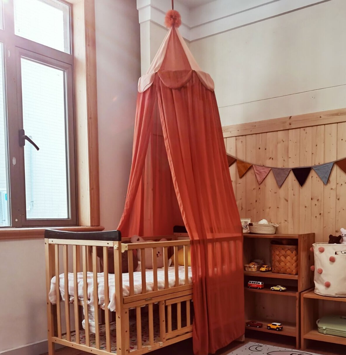 Dosel nórdico para cama de Interior para niños, mo... – Grandado
