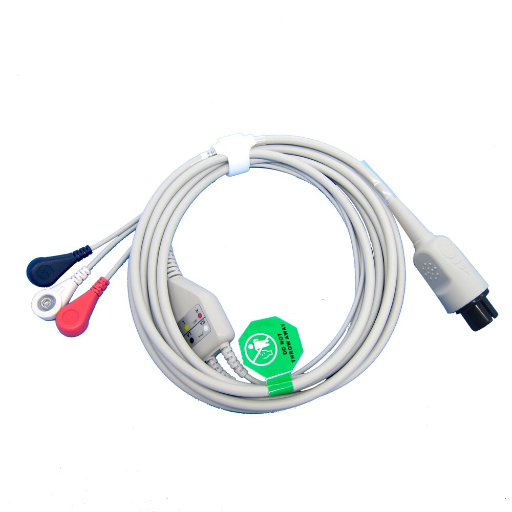 bionet ecg cable 6pin 5 lead 3 lead ecg cable and ... – Vicedeal