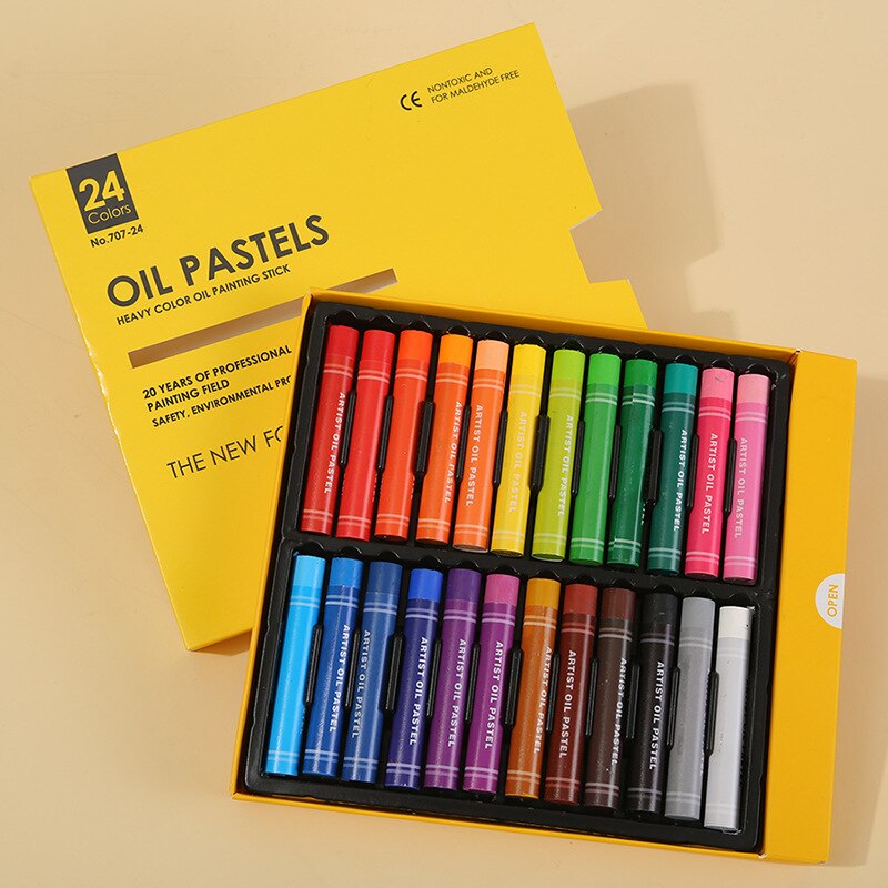 Heavy Color Oil Painting Stick 12/18/24/36 Color A... – Vicedeal