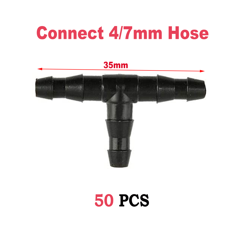 50-200 Stuks Tee Plug 3/5Mm Of 4/7Mm Slang Connect... – Vicedeal