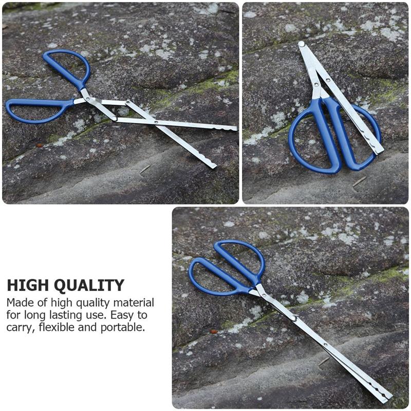 1Pc Foldable Tongs Stainless Steel Useful Practica... – Grandado