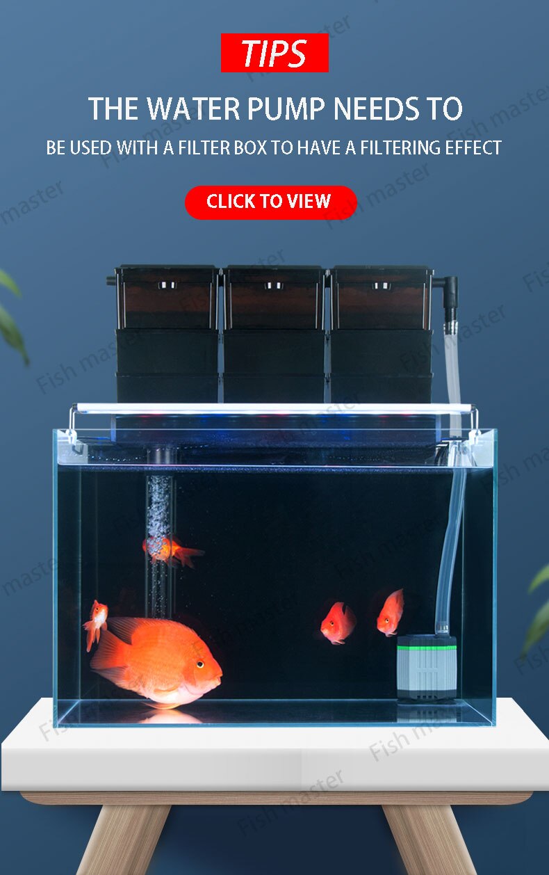 Fish tank water pump, bottom suction pump, low wat... – Vicedeal