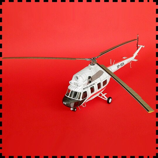 1:33 Scale Polish Mi-2 Transport Helicopter DIY Ha... – Grandado