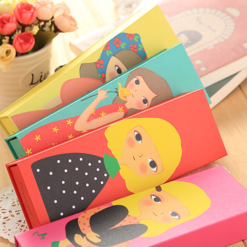 Lovely dream girl stationery paper pen box Korea S... – Vicedeal