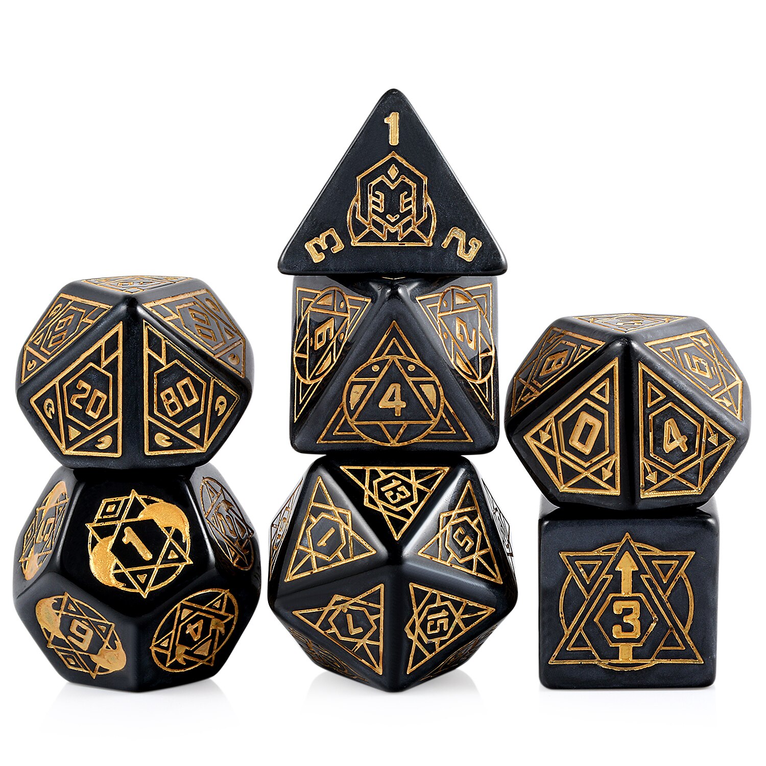DND Dice Set,25mm Constellation Dice Set with Meta... – Grandado