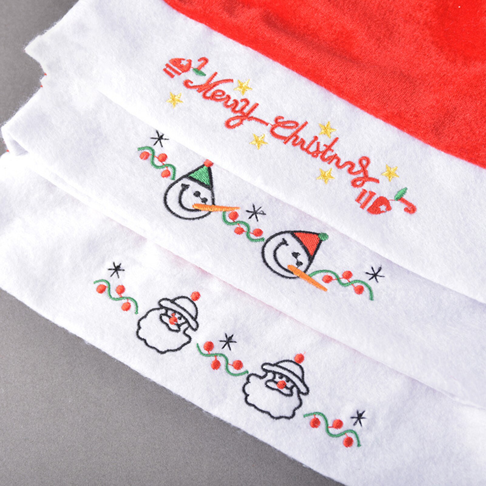 Golden Velvet Cute Christmas Letters Santa Claus S... – Grandado