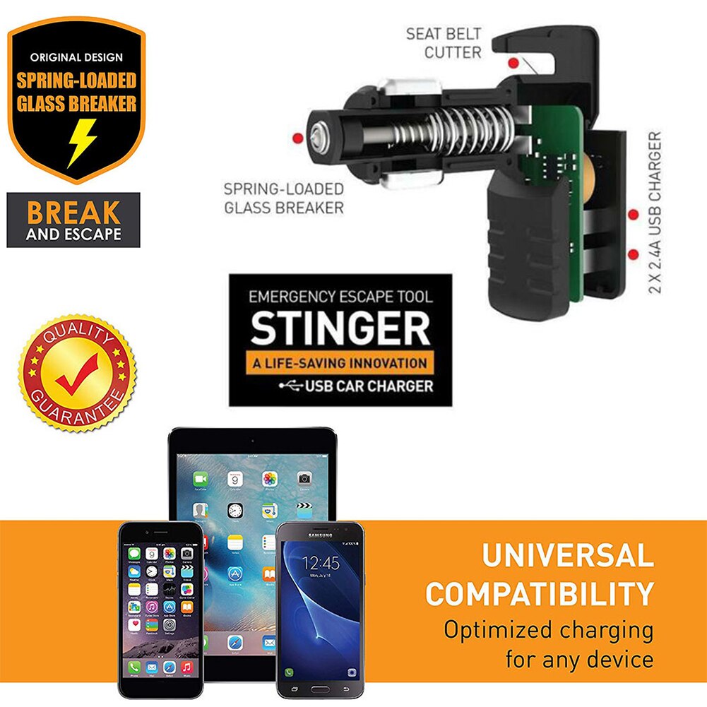 Levensreddende Escape Auto Emergency Tool 3 In 1 A... – Vicedeal