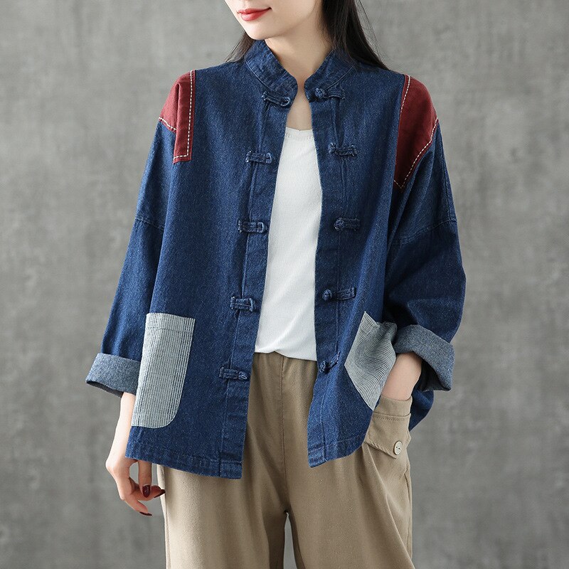 Traditional Chinese Tops for Women Streetwear Card... – Vicedeal