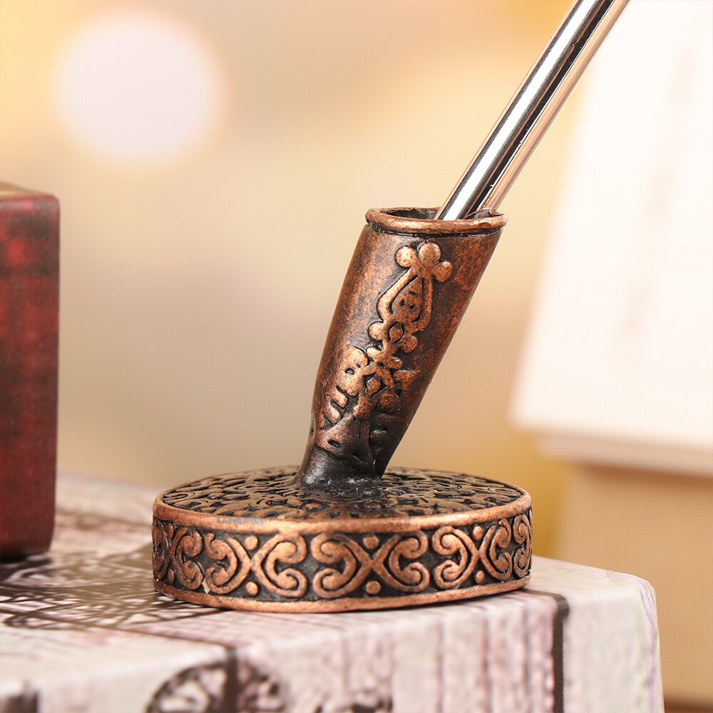 1PC Vintage European Style Pen Holder with Metal R... – Grandado