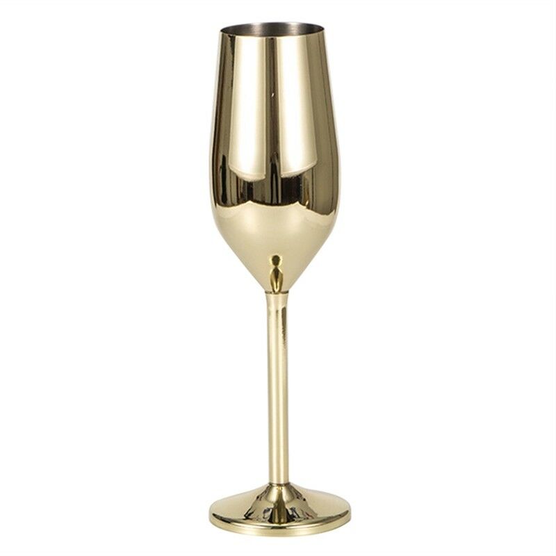Champagne Glasses Brushed Gold Wedding Toasting Ch... – Grandado