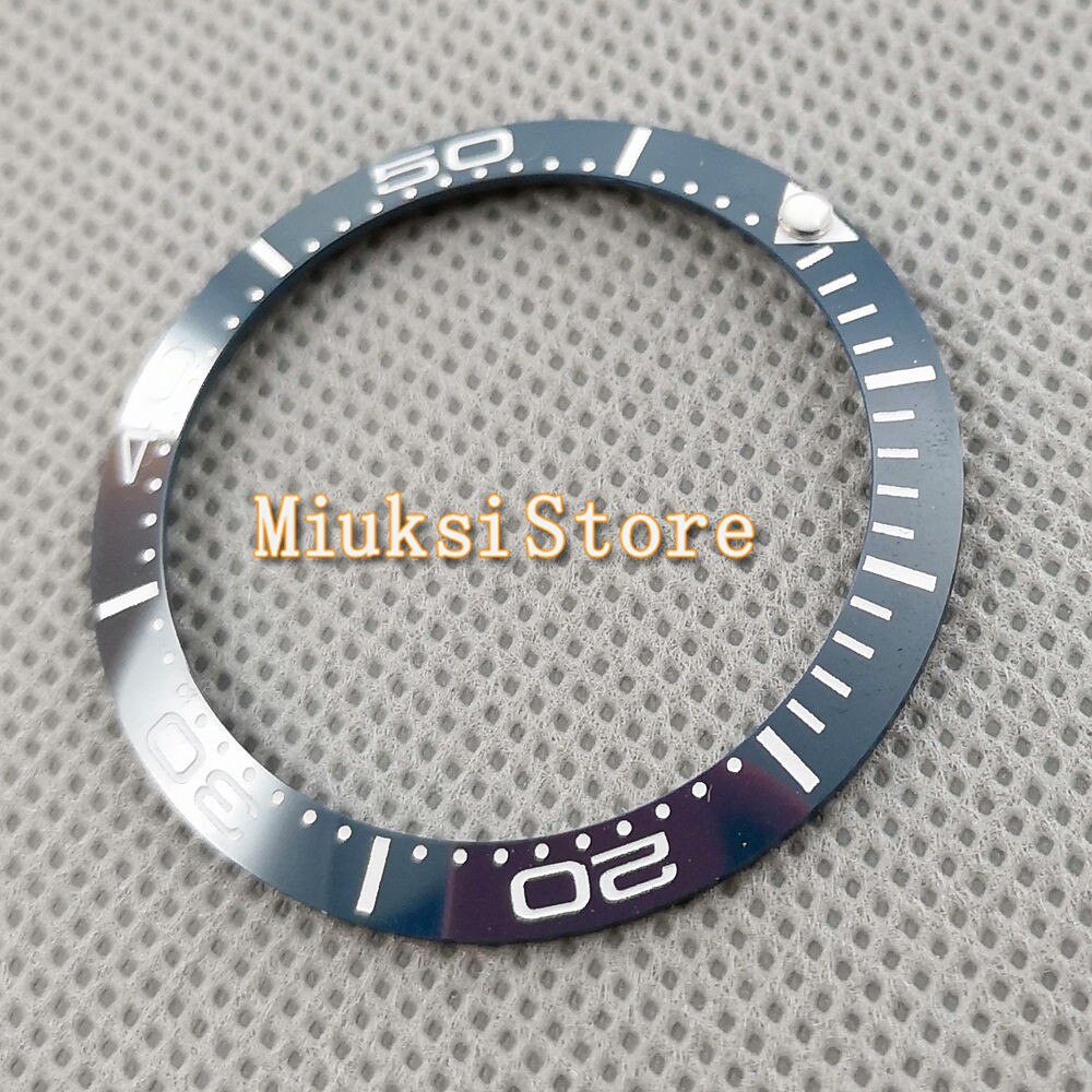 Watch parts 38mm ceramic bezel white scale for men... – Vicedeal