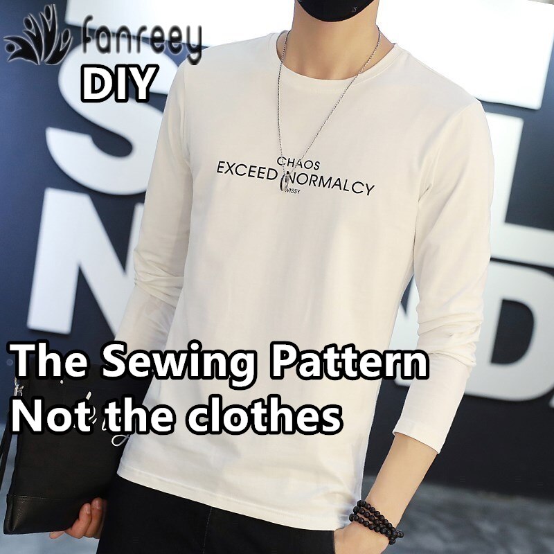 Men's T-Shirt patterns for sewing N16 – Grandado