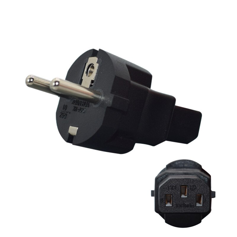 EU TO C13 European Gemany Plug to IEC320 C13 AC Po... – Vicedeal