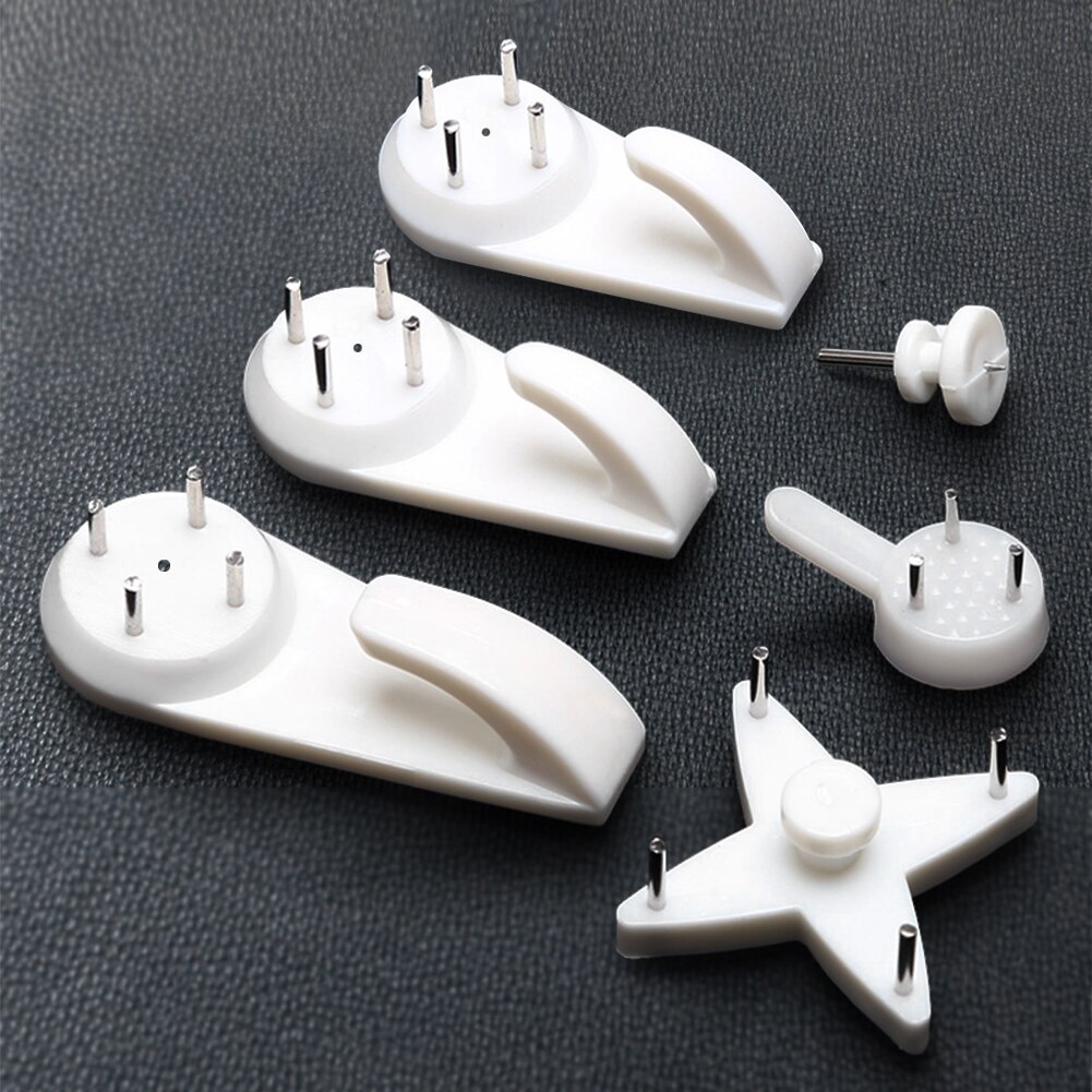 1 Doos Witte Plastic Schilderij Fotolijst Haak Mul... – Grandado