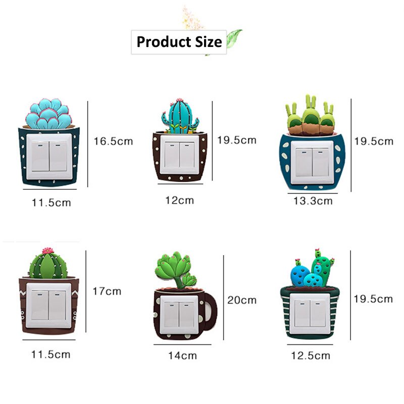 5 teile/los Kreative Nachtleuchtende Licht Schalte... – Vicedeal