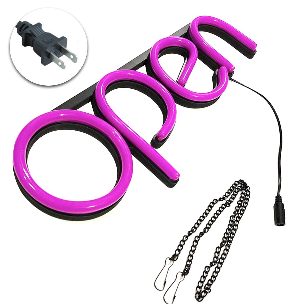 Open Visual Neon Light Hanging Chain Decorative Ul... – Grandado