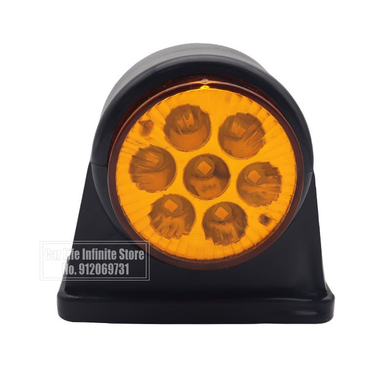 4Pcs 12V 24V 14LED Red & Amber Auto Vrachtwage... – Vicedeal