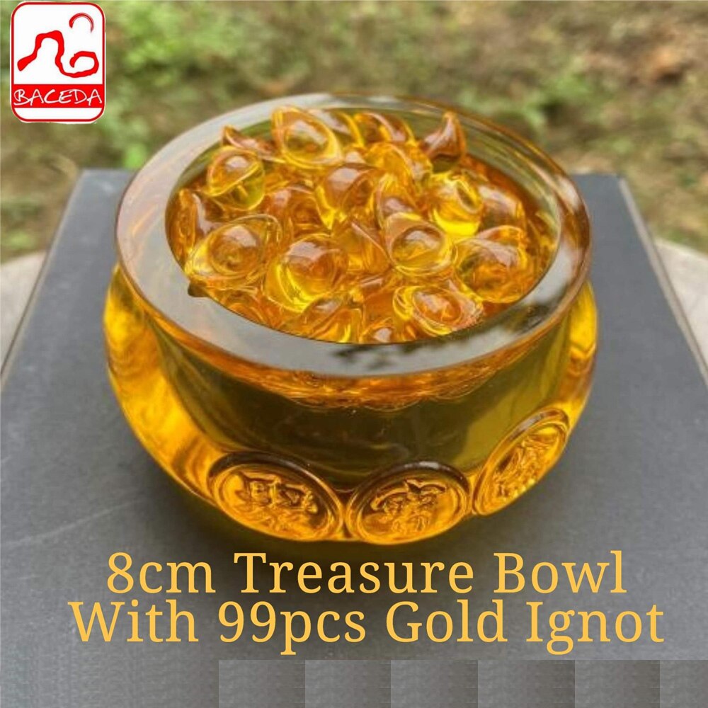 Baceda Rijkdom Yuanbao Schat Kom En Goud Ignot Dis... – Vicedeal