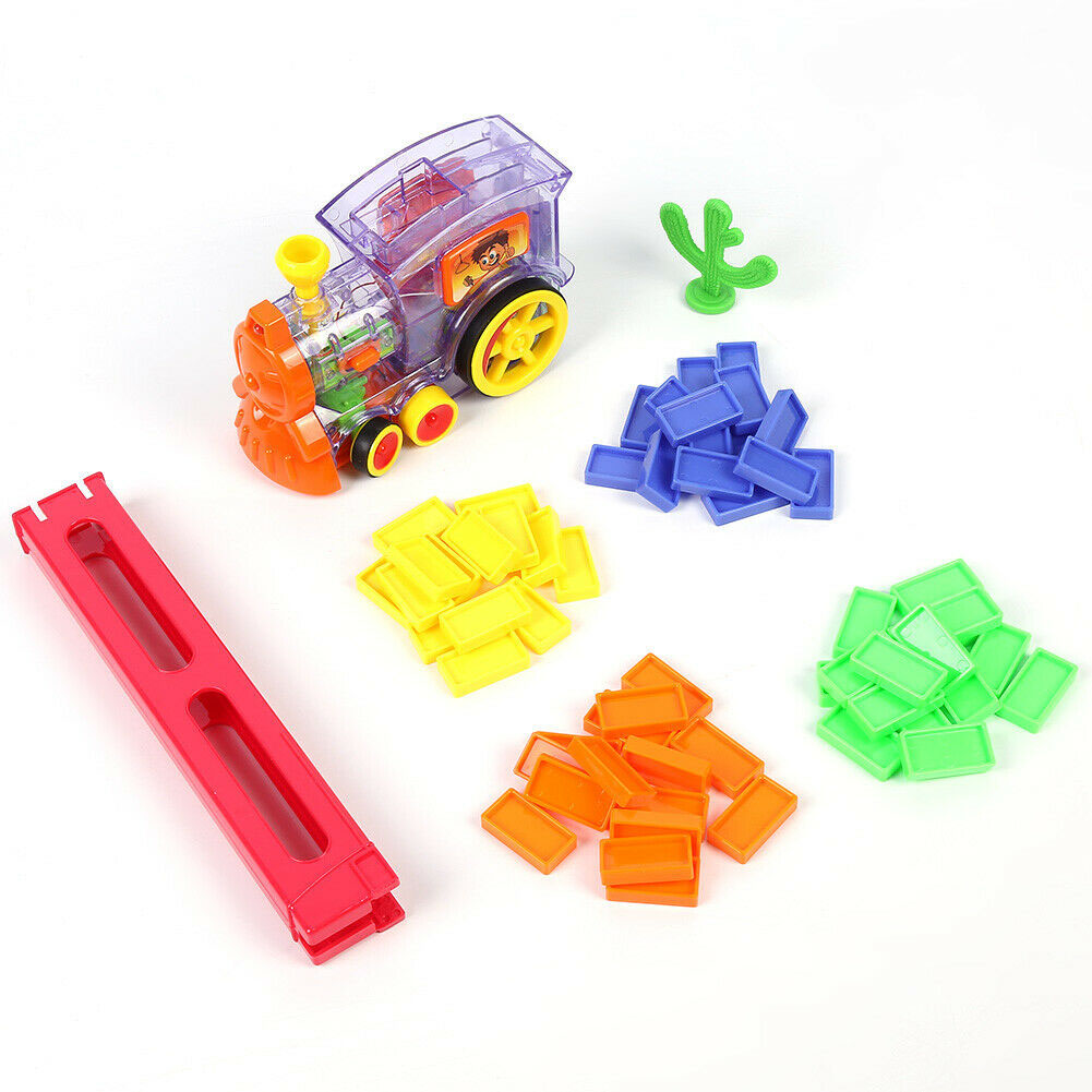 Rally Blocks Domino Set Train Model Toy Girl Boy K... – Grandado