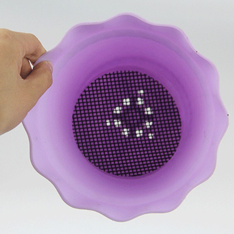 Square Round Plastic Flower Pot Mesh Pad Bottom Gr... – Grandado