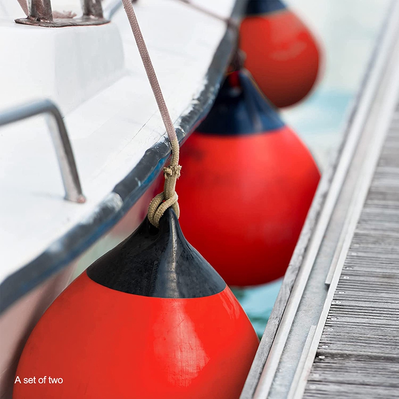 2 PCS Mooring Buoy Boat Fenders Ball Round Anchor ... – Vicedeal