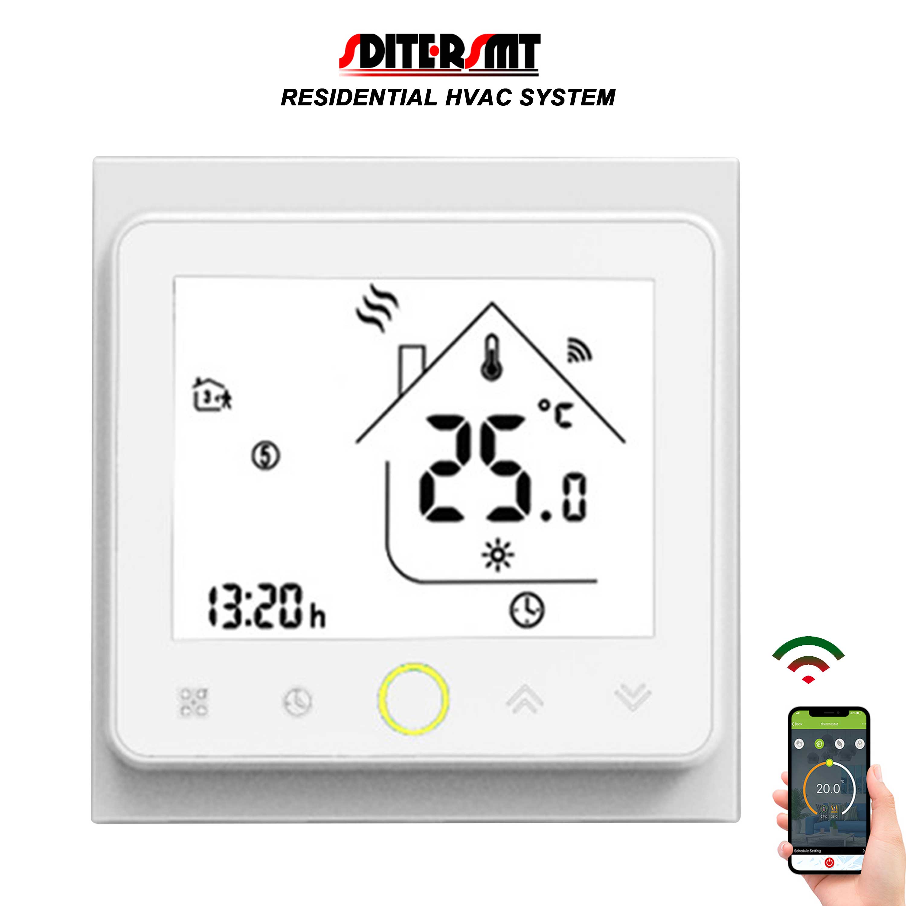 Programmable Gas Boiler WIFI Thermostat Google for... – Vicedeal