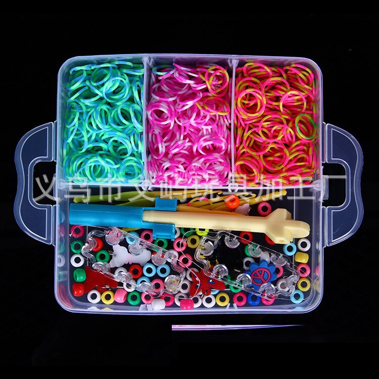 4500 pieces Rainbow Rubber Bands Weaving set DIY T... – Vicedeal