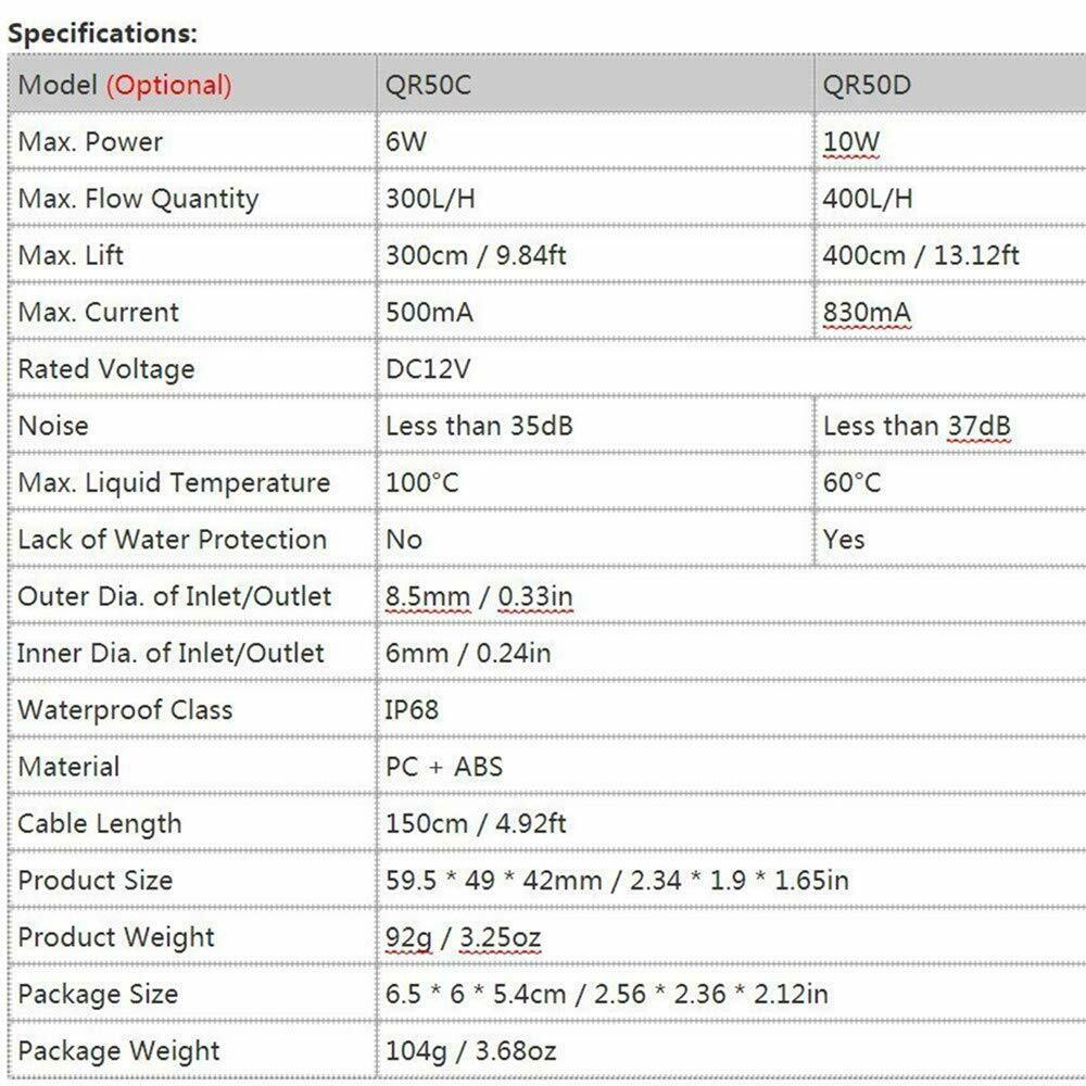 Waterproof DC12V Mini Brushless Water Pump For Cir... – Grandado