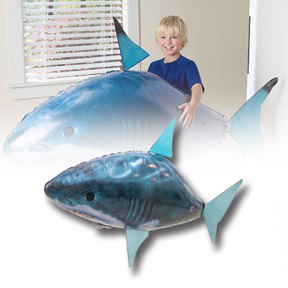 Large Remote Control Flying Fish Shark For Baby In... – Grandado