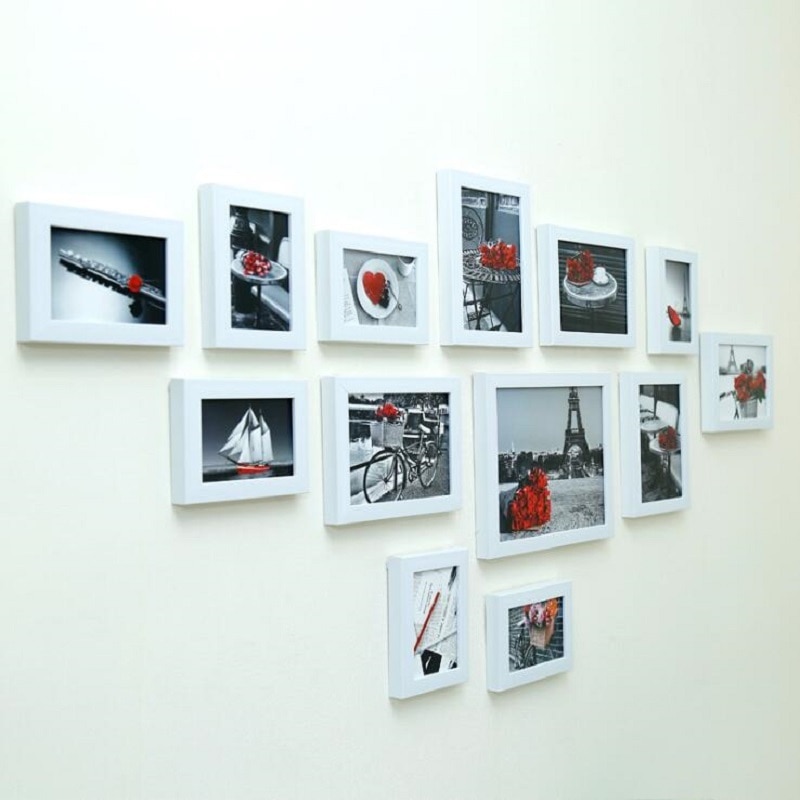13Pcs/set Wall Hanging Photo Combination Frame Set... – Grandado