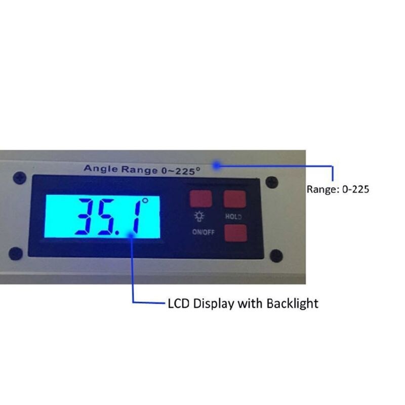 0-225 Degree Digital Angle Level Meter Horizontal ... – Grandado